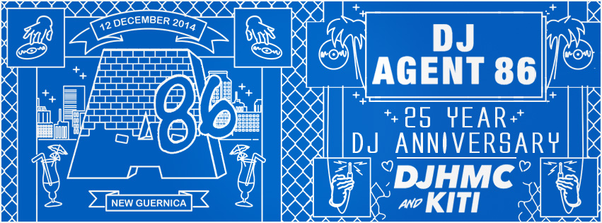 Tickets for AGENT 86 25th Anniversary Party ft. DJ HMC & Kiti in ...