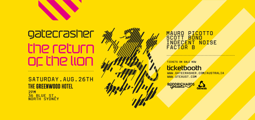 Tickets for Gatecrasher Sydney in NORTH SYDNEY from Ticketbooth