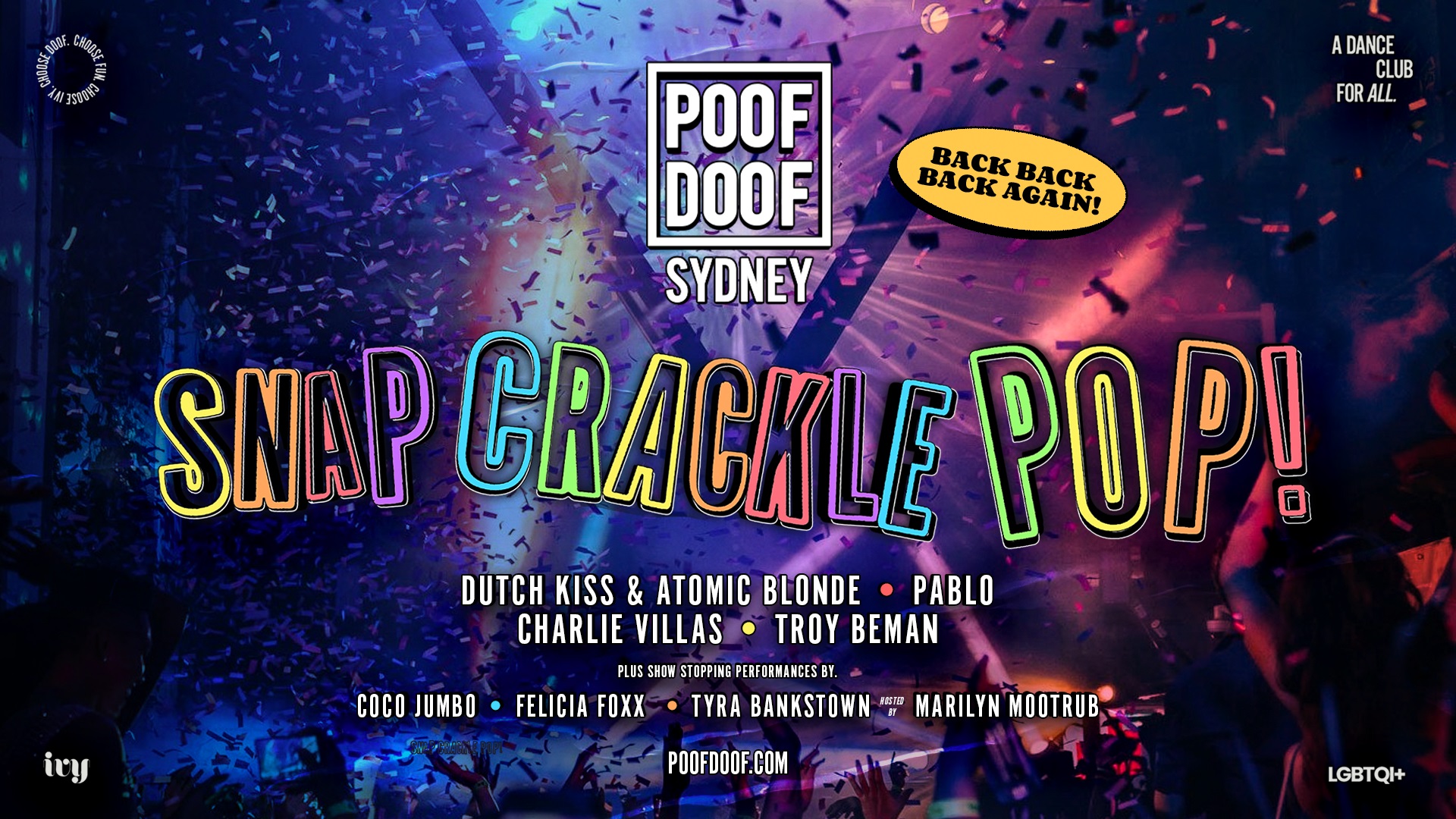 Tickets For Poof Doof Snap Crackle Pop In Sydney From Merivale tickets-for-poof-doof-snap-crackle-pop-in-sydney-from-merivale