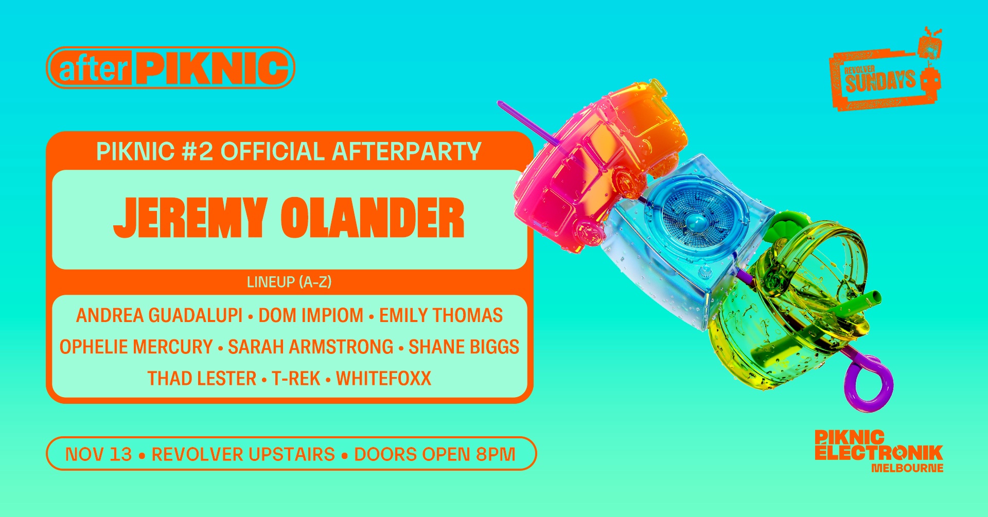 Tickets for Piknic #2 Official Afterparty in Prahran from Ticketbooth