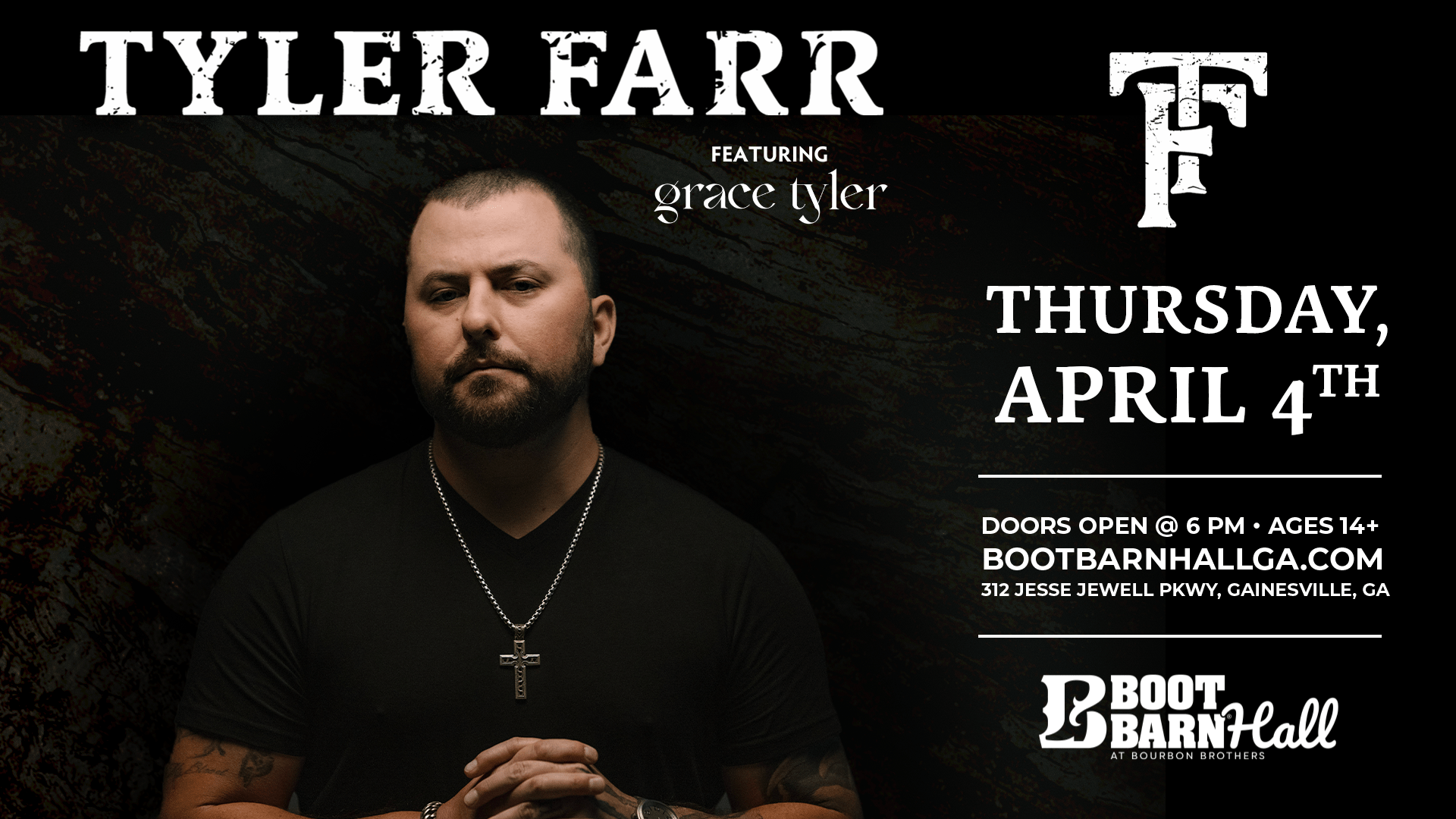 Tickets for Tyler Farr in Gainesville from ShowClix